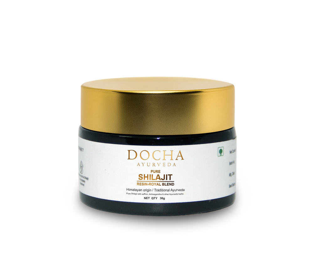 Docha Ayurveda Pure Shilajit Resin - Royal Blend
