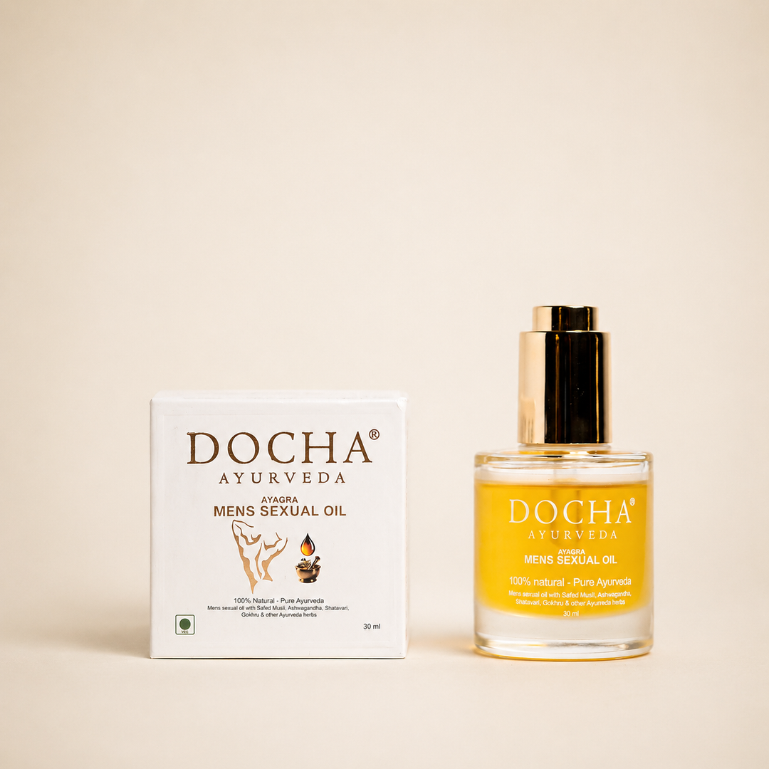 AYAGRA | THE AYURVEDIC MEN’S INTIMATE OIL – Docha